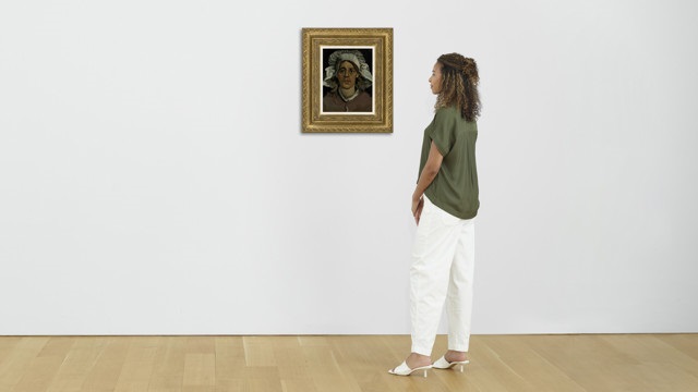 Kop van een vrouw Gordina de Groot Head of a Woman Gordina de Groot by ...